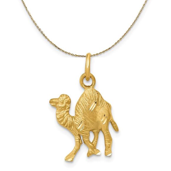 Black Bow Jewelry Co. | Jewelry | 4k Yellow Gold Arabian Camel Necklace ...